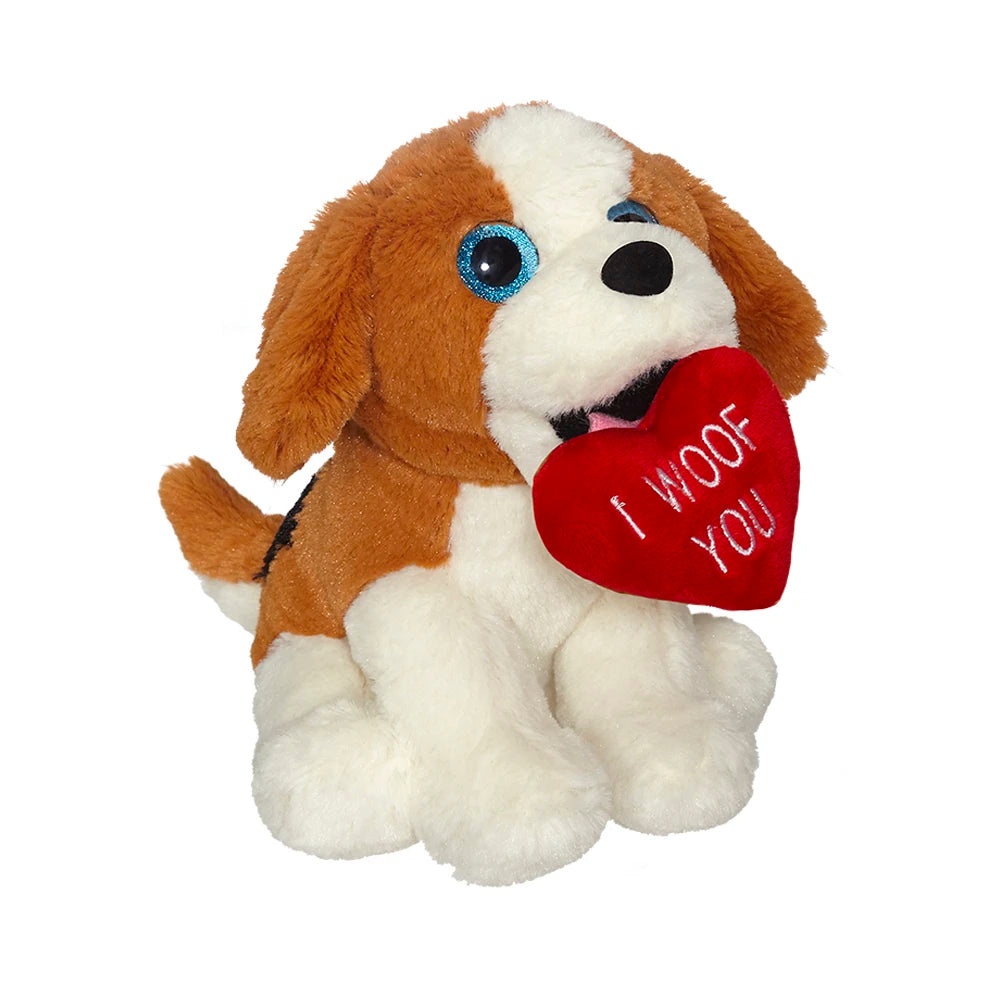 Valentine Beagle Mini Plush – EmbroiderBuddy